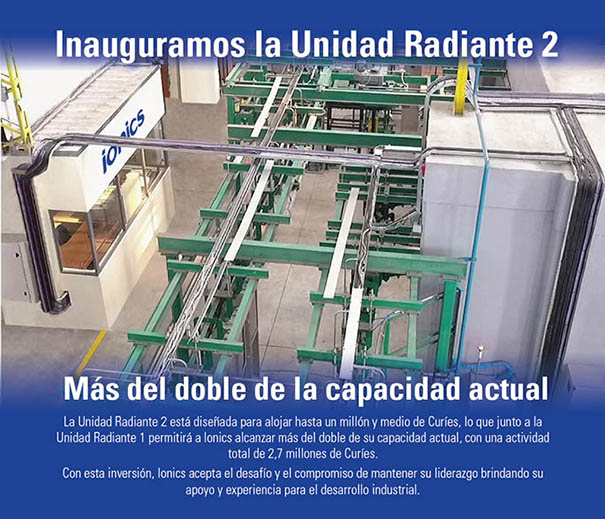 Ionics S.A. - Ionización Gamma - Energía al servicio de la salud
